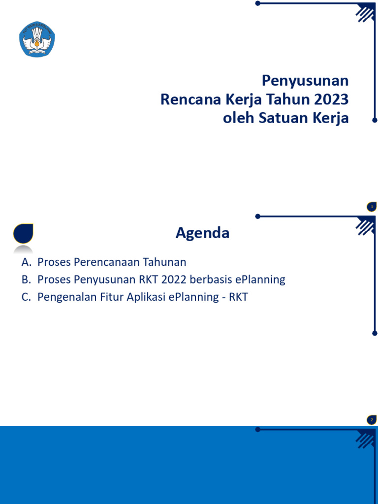 Penyusunan RKT Satker melalui ePlanning WEBINAR_E2 | PDF