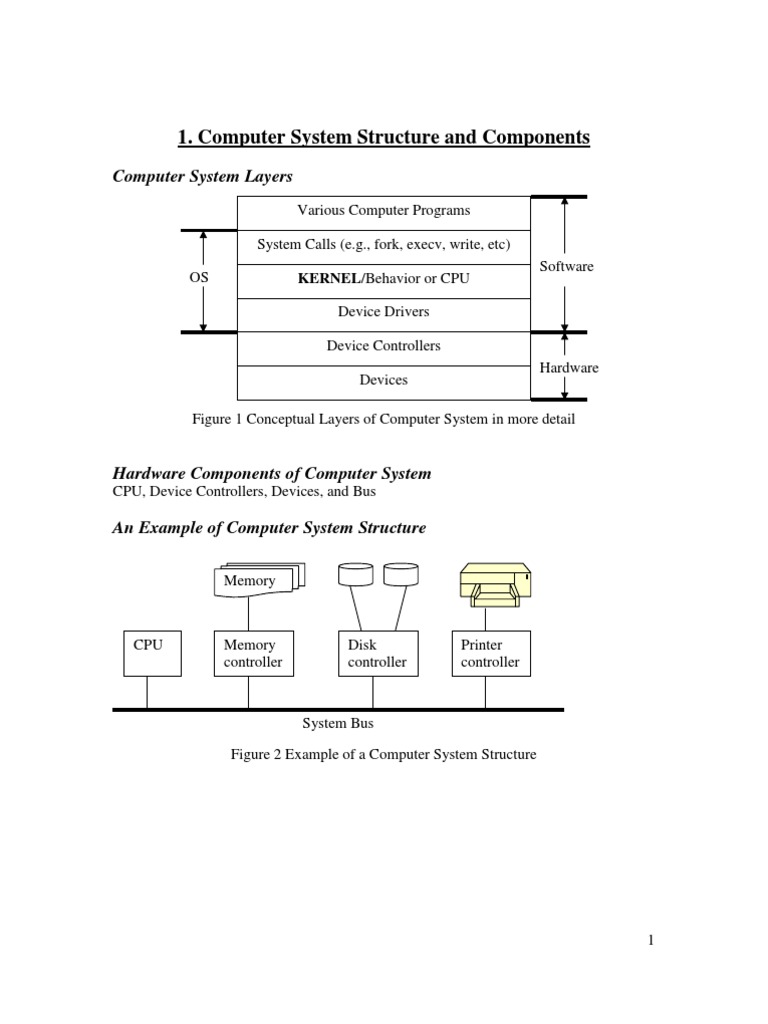 Computer System Structure and Components | PDF | Computer Data Storage | Input/Output