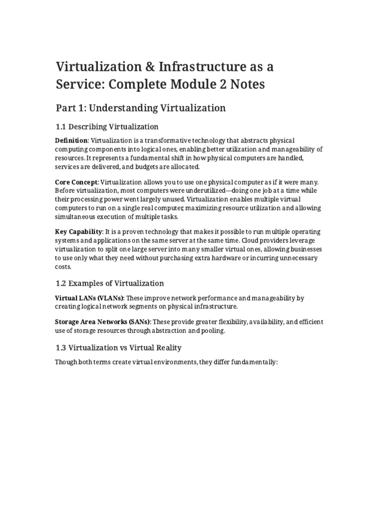 CC Module 2 | PDF | Cloud Computing | Virtualization