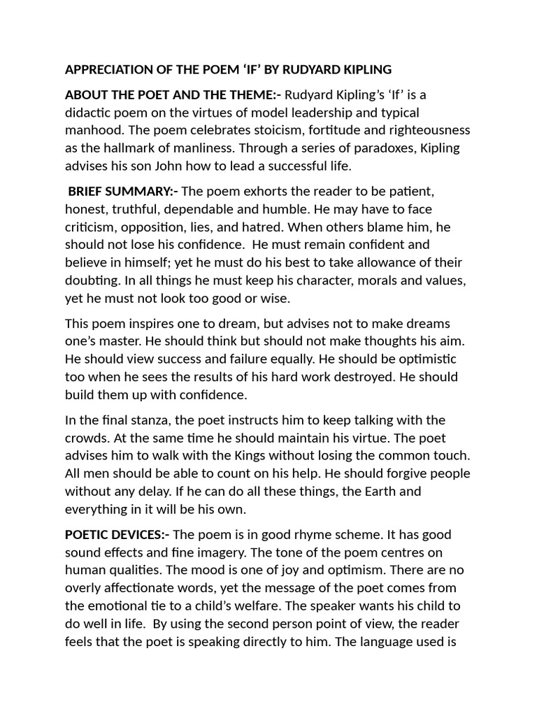 Analysis of Classic Poems and Themes | PDF | Poetry | Mood (Psychology)