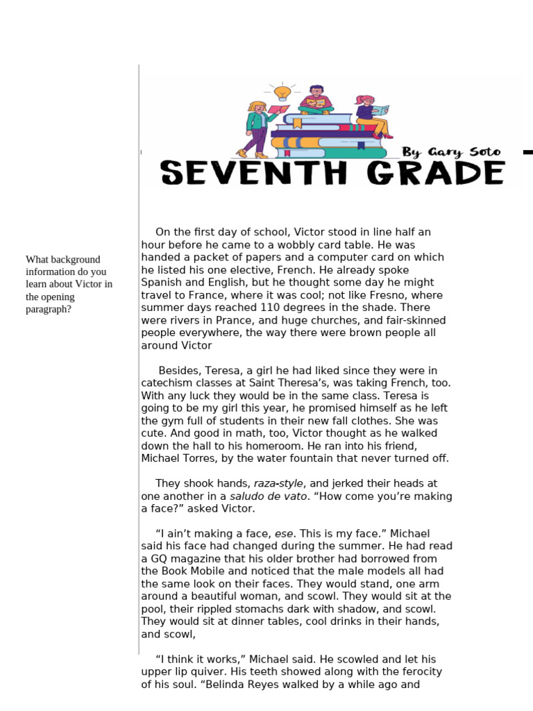 KHOUIAMMI2 7th Grade Short Story | PDF
