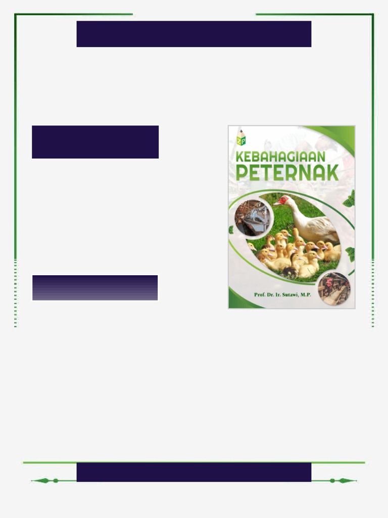 Kebahagiaan Peternak Prof Dr Ir Sutawi M P ebook quick load access | PDF