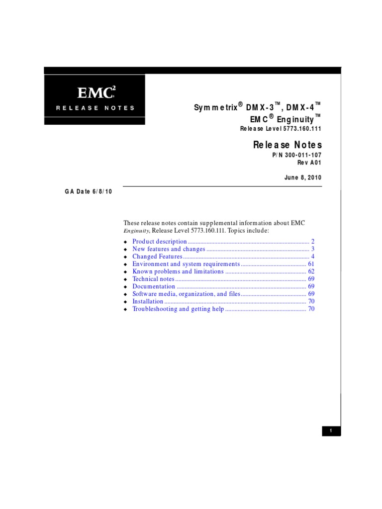 Release Notes For DMX Code 5773 | PDF | Operating System | Cache ...