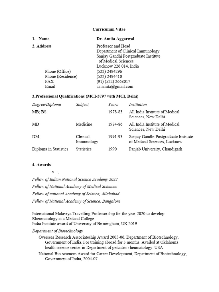 Amita Agrwawal | PDF | Clinical Medicine | Medical Specialties