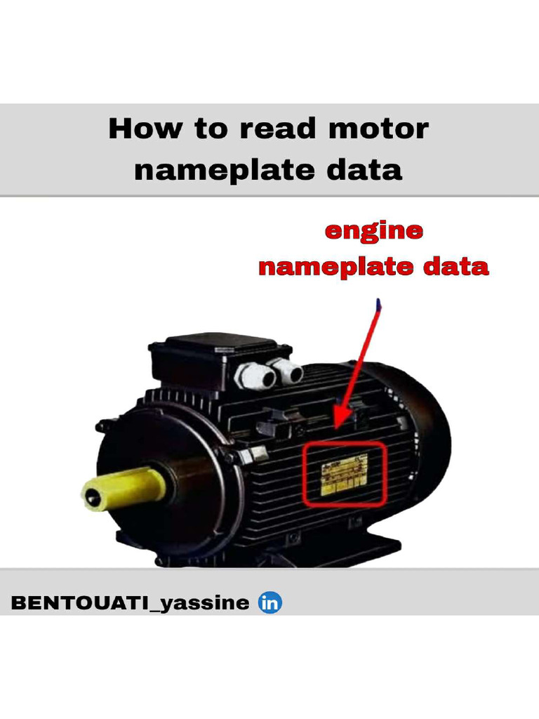 Read Motor Nameplate | PDF