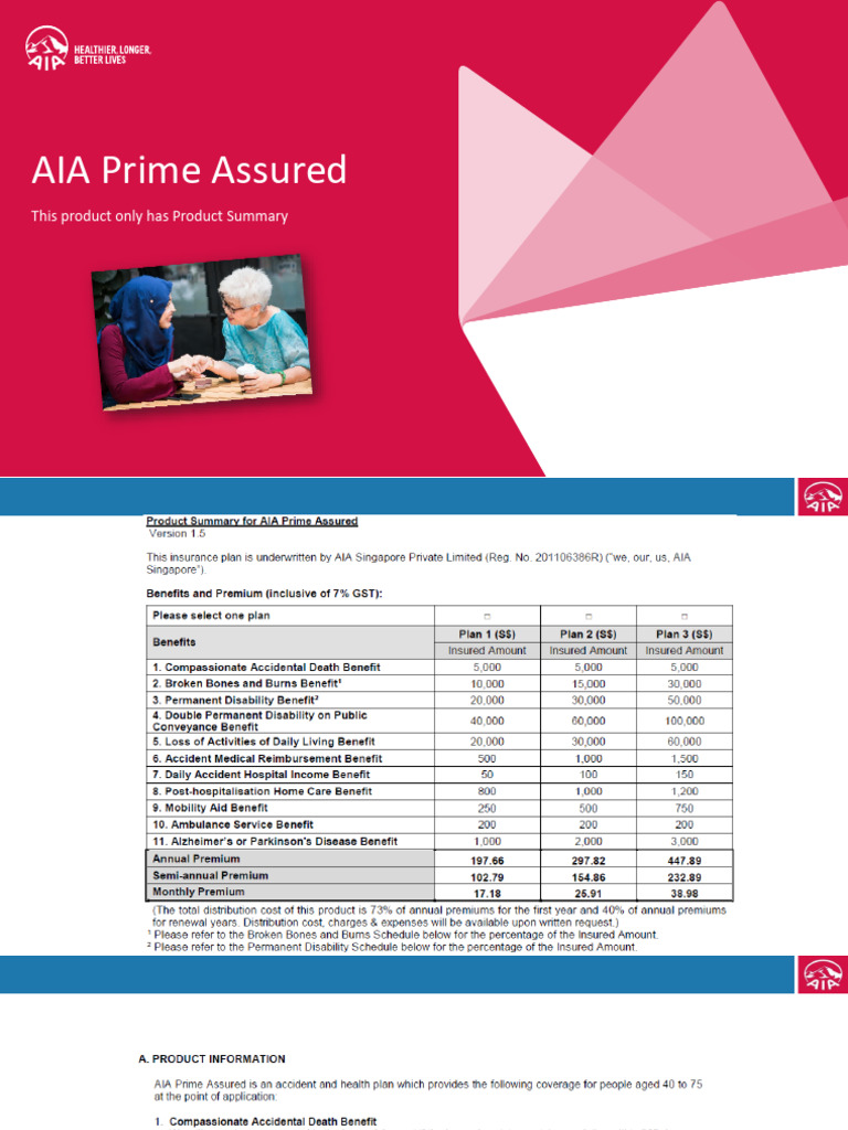 AIA Prime Assured - 2019 | PDF