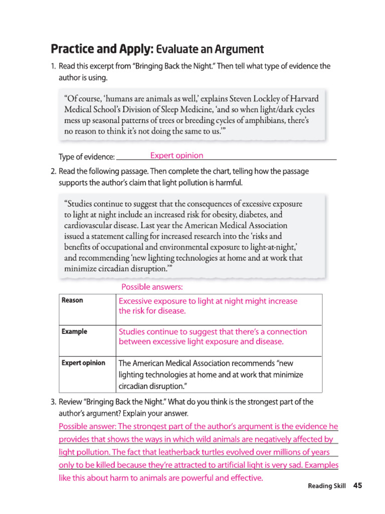 Bringing Back The Night A Fight Against Light Pollution AK | PDF