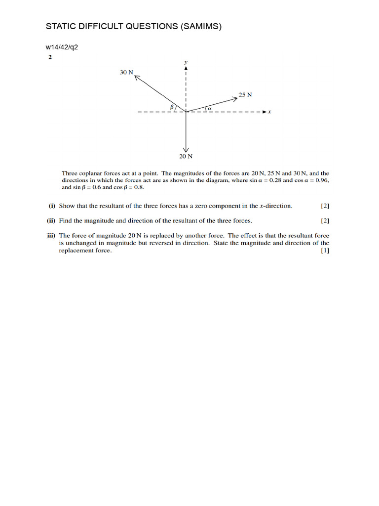 Statics Difficult Question | PDF