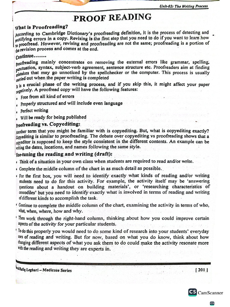 Proof Reading | PDF