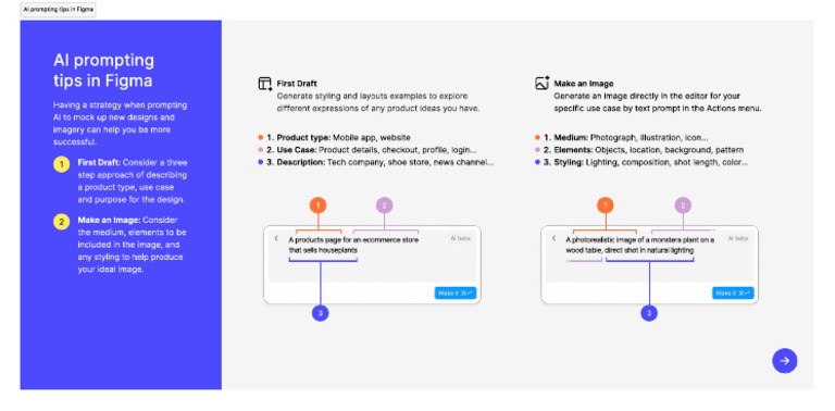 Figma AI: Design Prompting Tips | PDF