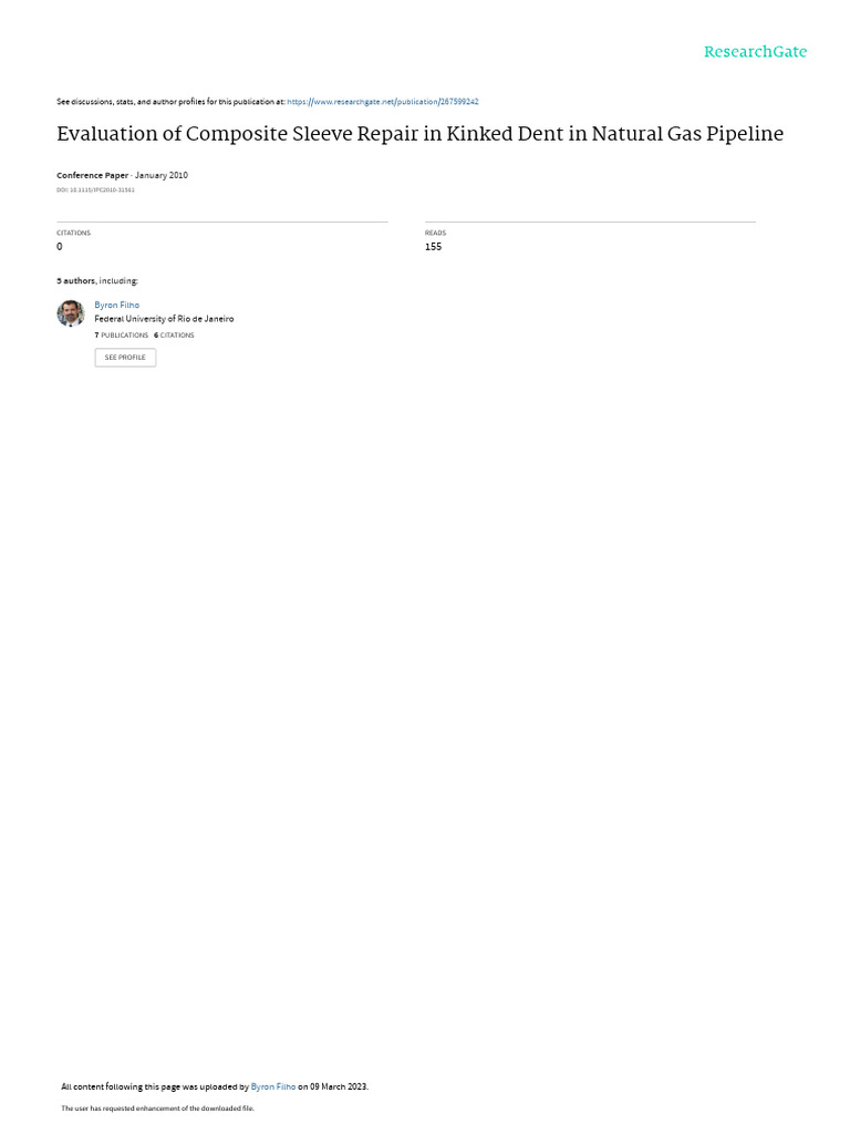 IPC2010 31561EvaluationCompositeKinkedDent | PDF | Fatigue (Material ...