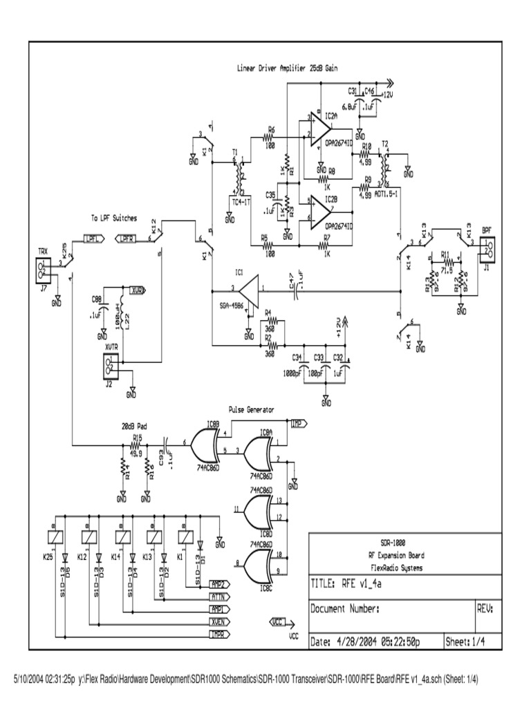 RFE V1.4a Schematics | PDF