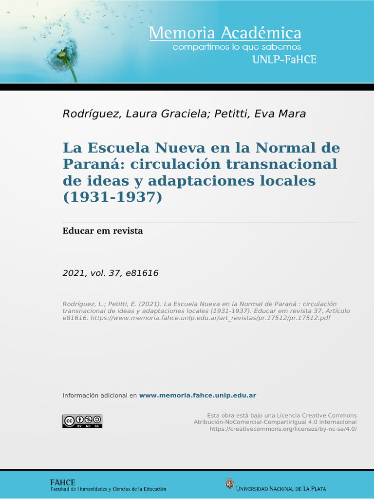 Escuela Normal de Paraná | PDF | Maestros | Escuelas