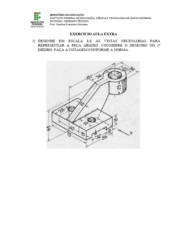 Exercício Escala Engenharia - Aula Extra | PDF