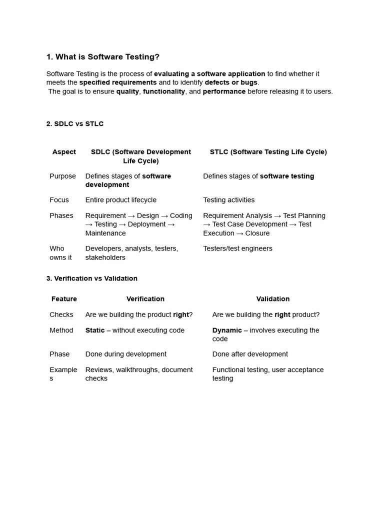 Testing Basics and Playwright and Selenium | PDF | Software Testing ...