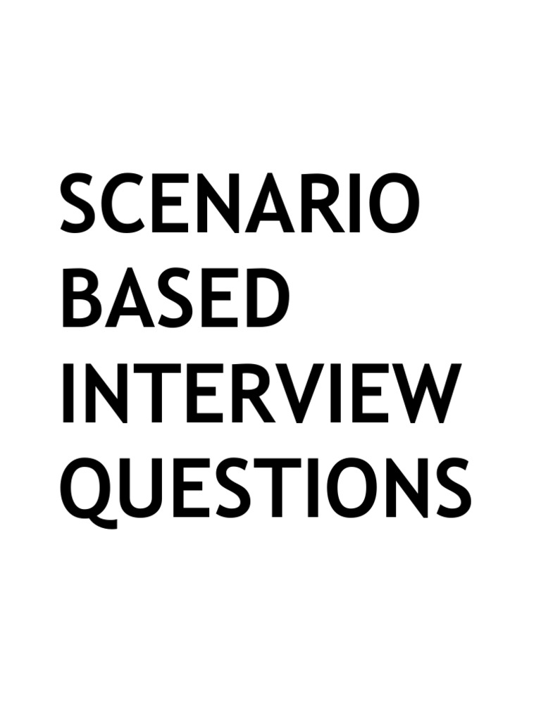 Scenario Based Interview Questions | PDF | Cloud Computing | Malware
