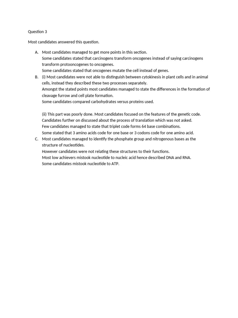 6030 Paper 3 Question 3 | PDF