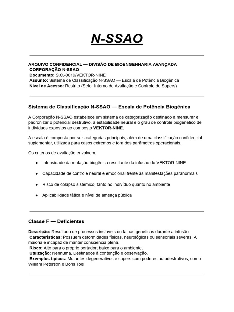 Divisão de Bioengenharia Avançada - N-ssao | PDF | Mutação | Biologia