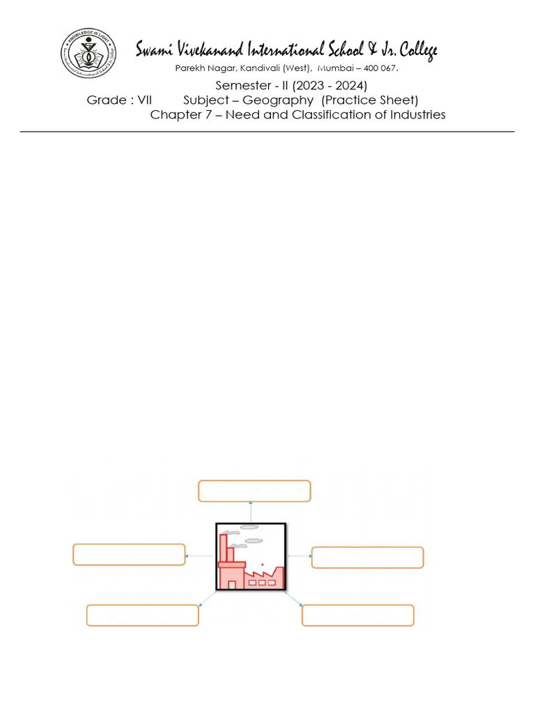 Grade Vii Geog Ps Ws | PDF