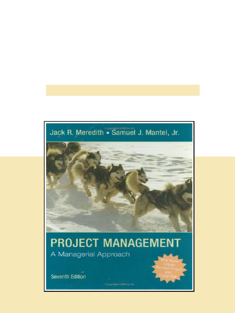 (Ebook) Project Management: A Managerial Approach by Jack R. Meredith ...