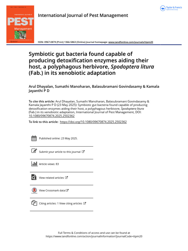 Symbiotic Gut Bacteria Found Capable of Producing Detoxification ...