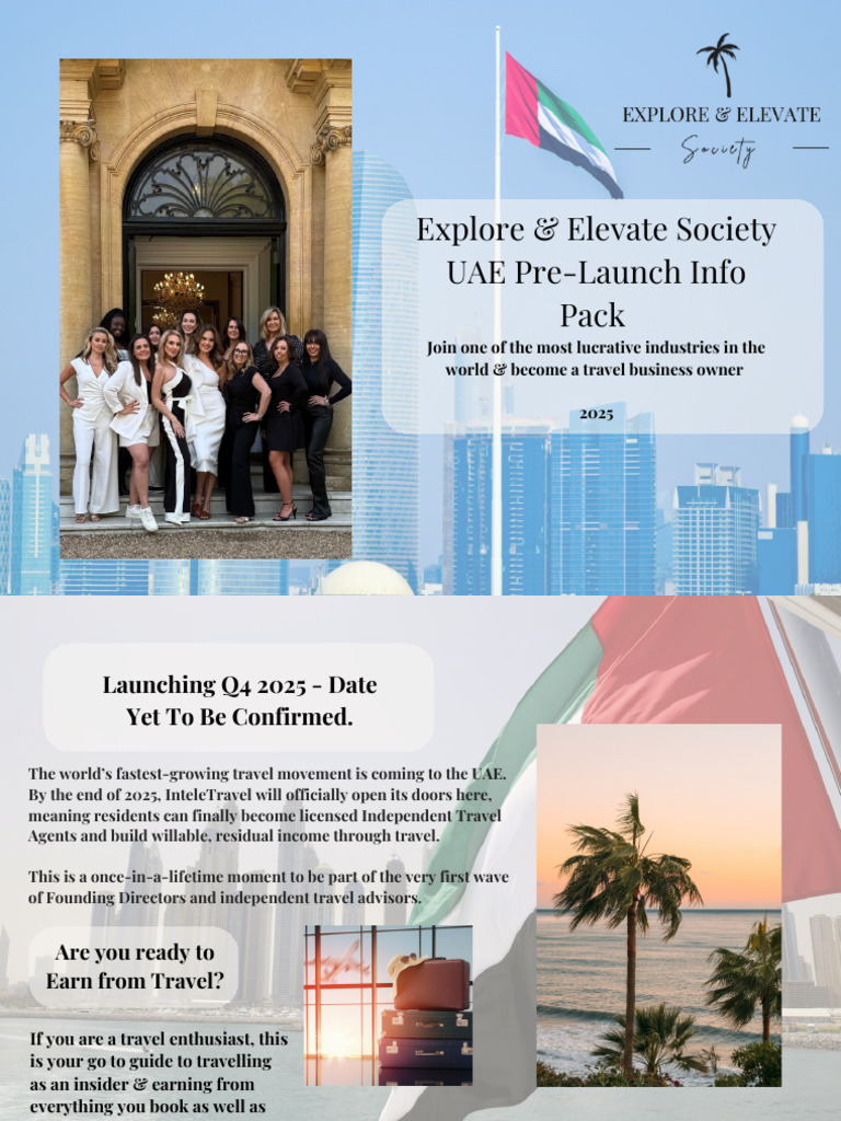 UAE Travel Business Pre-Launch Guide | PDF | Travel Agency
