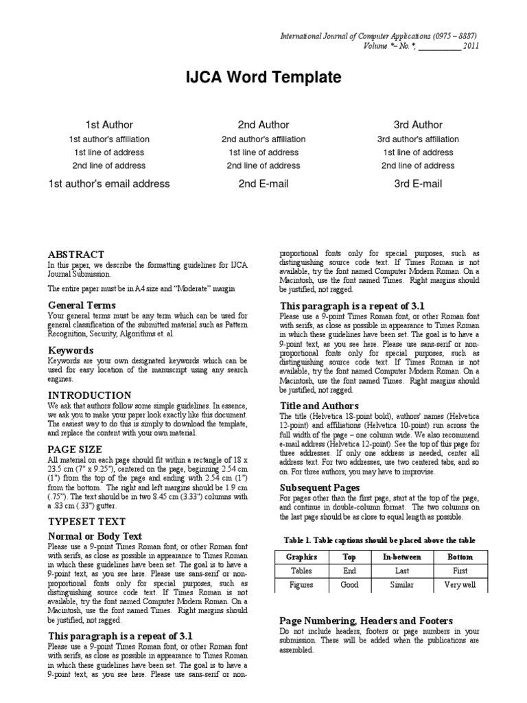 Template Ijca | PDF