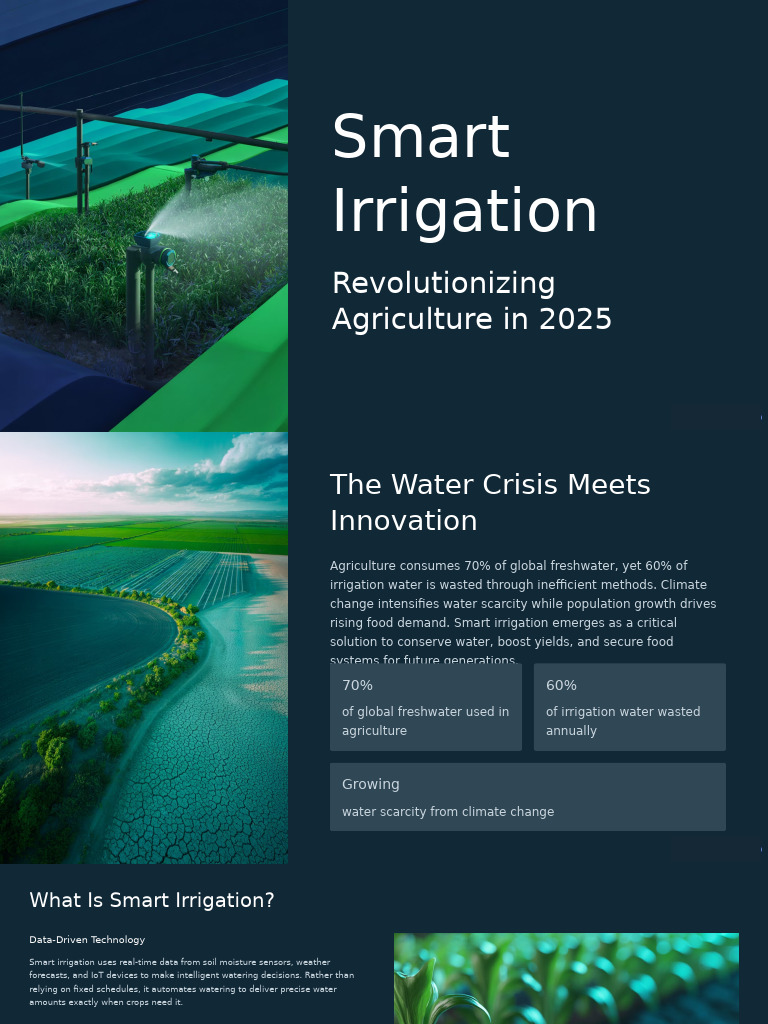 Smart Irrigation | PDF | Irrigation | Agriculture