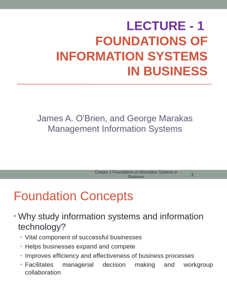 Management Information System Lecture-1 | PDF | Computer Network ...