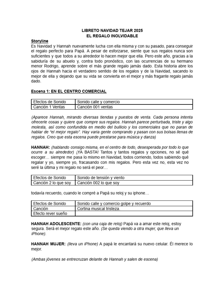 Obra 2025.Docx | PDF | Perfume | Navidad