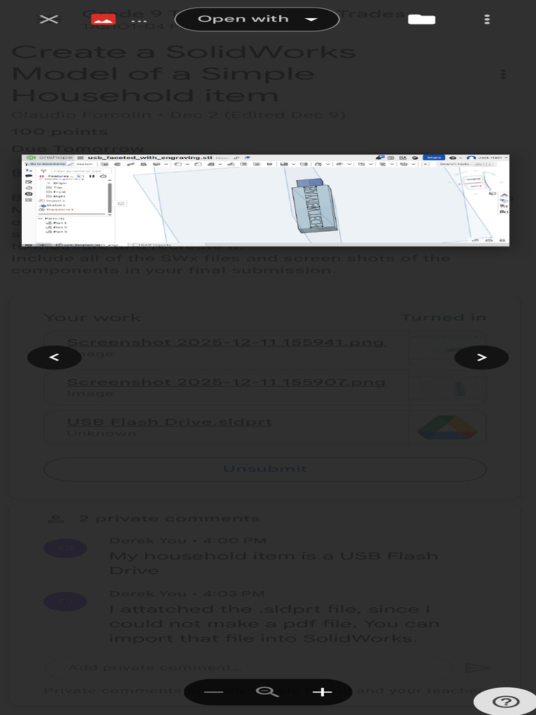 Create a SolidWorks Model of a Simple Household Item | PDF