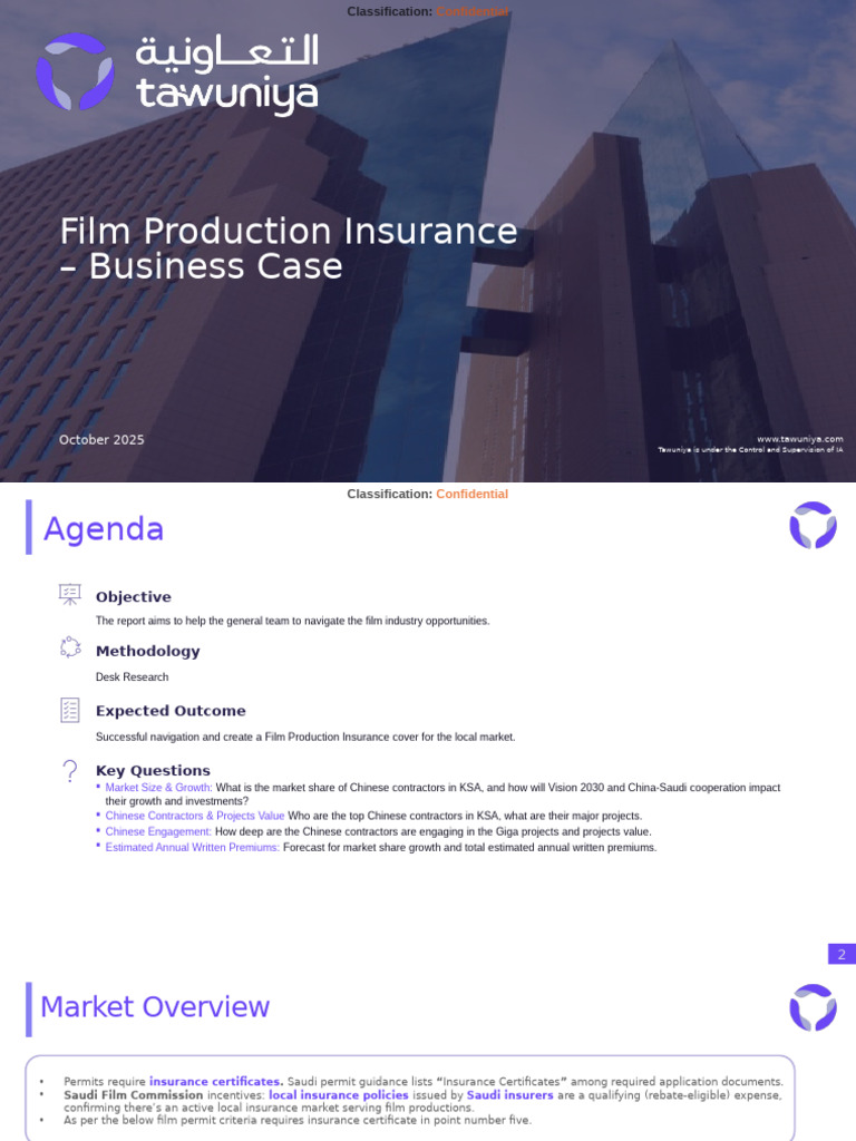 Film Production Insurance Market Insights | PDF | Saudi Arabia | Insurance