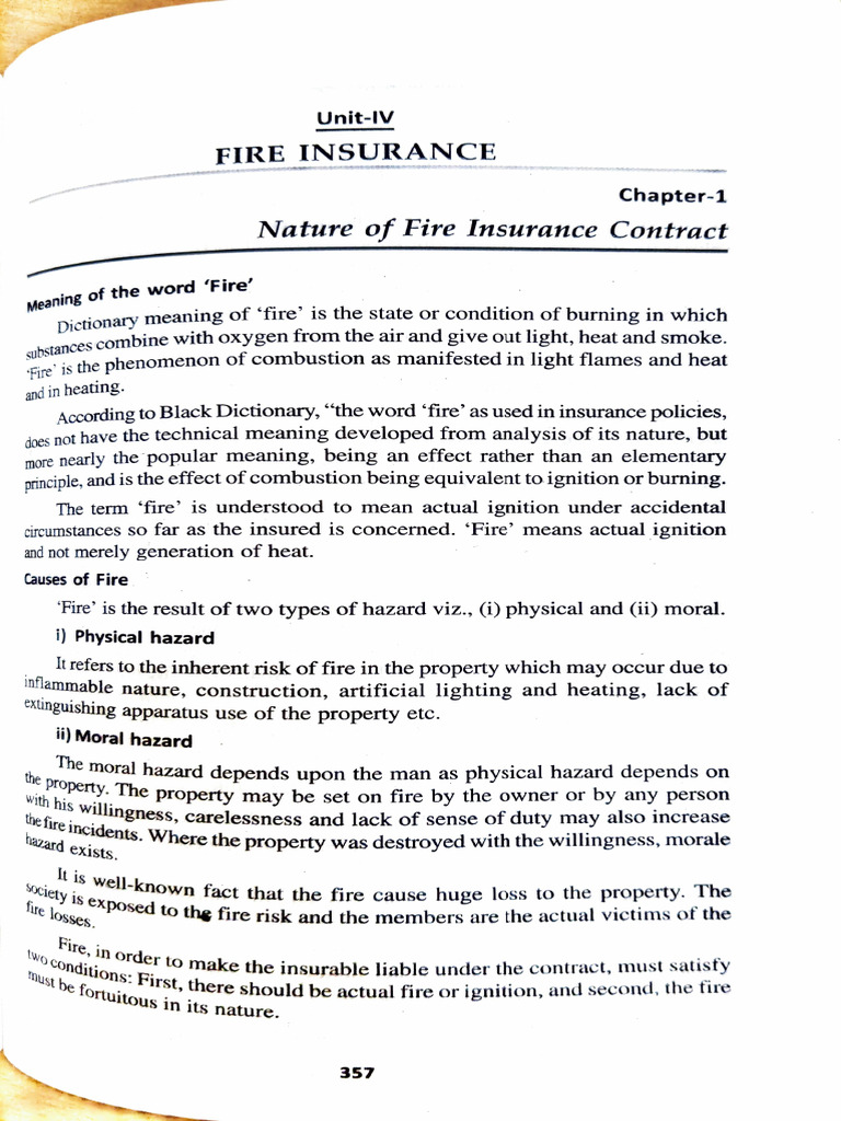 Fire Insurance | PDF | Fires | Insurance