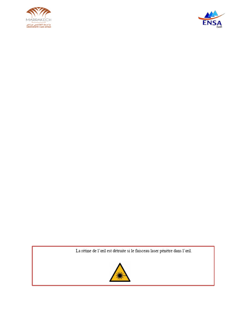 TP Optique Physique : Interférences et Diffraction | PDF | Diffraction ...