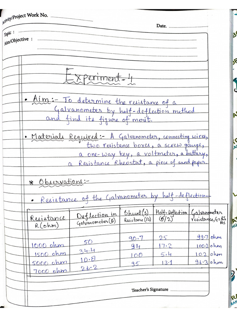 CBSE Class 12 Physics Lab Manual Experiments and Activities | PDF