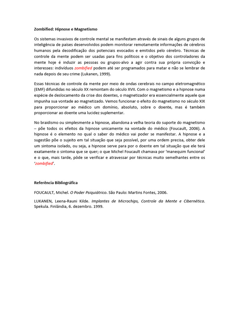 Zombified Magnetismo | PDF