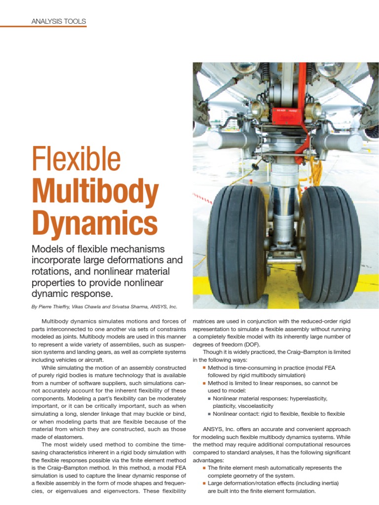 Aa V1 I4 Flexible Multibody Dynamics Physical Sciences Science Free 30 Day Trial Scribd