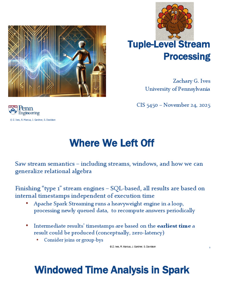 P - Tuple-Level Streaming | PDF | Data Management Software | Information Technology Management