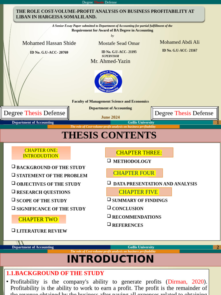 Defense Proposal uhhhhhhhhhhhhhhhjjjjjjjjjj | PDF | Profit (Economics ...