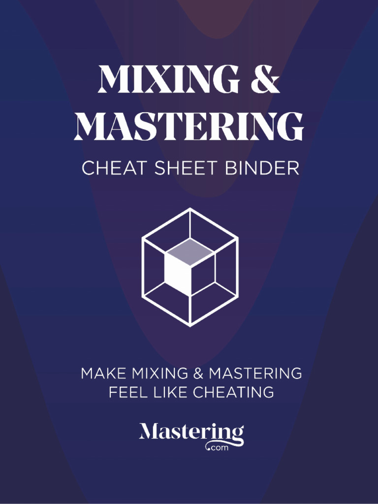 v1.1 Digital PDF- Mixing _ Mastering Cheat Sheet Binder | PDF | Sound ...