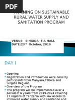 RUWASA: Framework for Rural Water Services | PDF | Water Supply ...