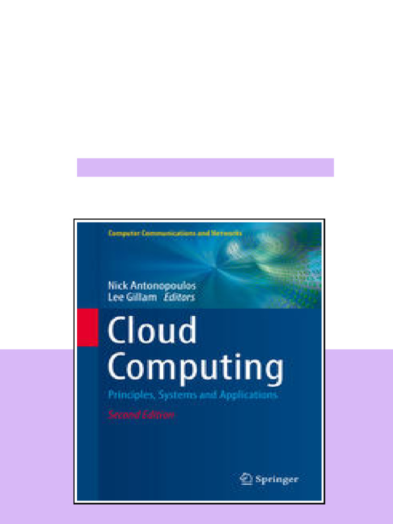 Cloud Computing Principles Systems And Applications 2nd Edition Nick ...