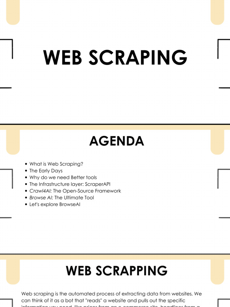 Web Scraping | PDF