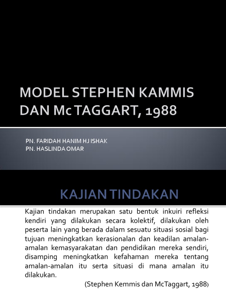 Model Stephen Kammis Dan MC Taggart, 1988 | PDF | Karier & Perkembangan ...