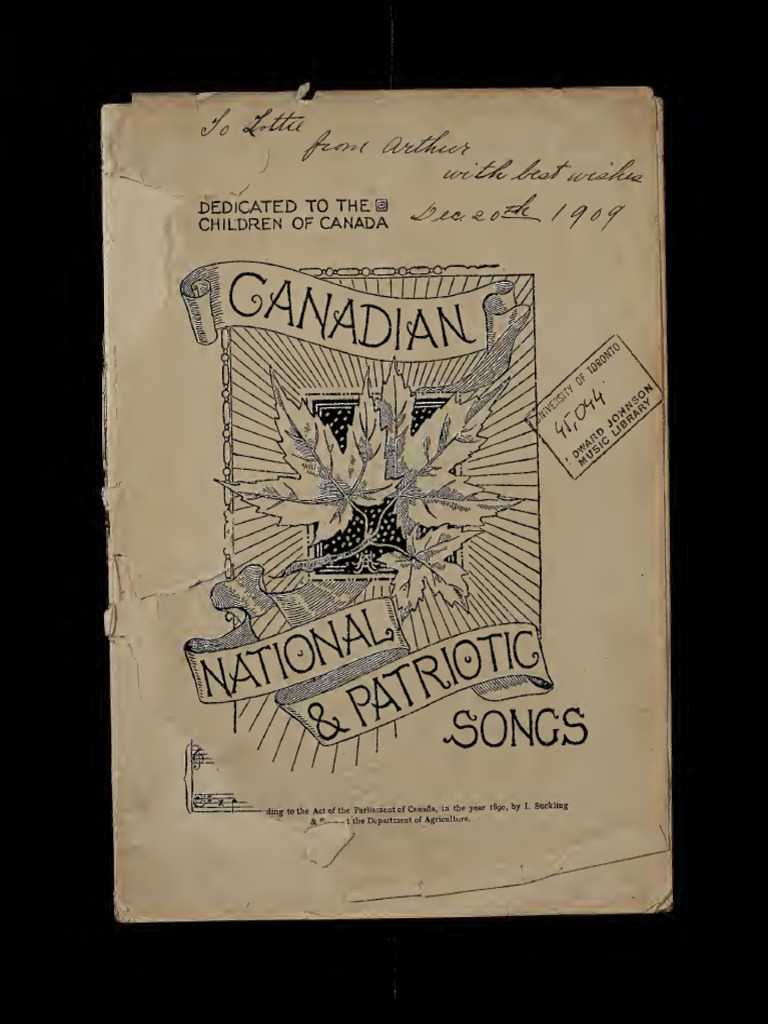 Canadian Patriotic Songs | PDF | Canada