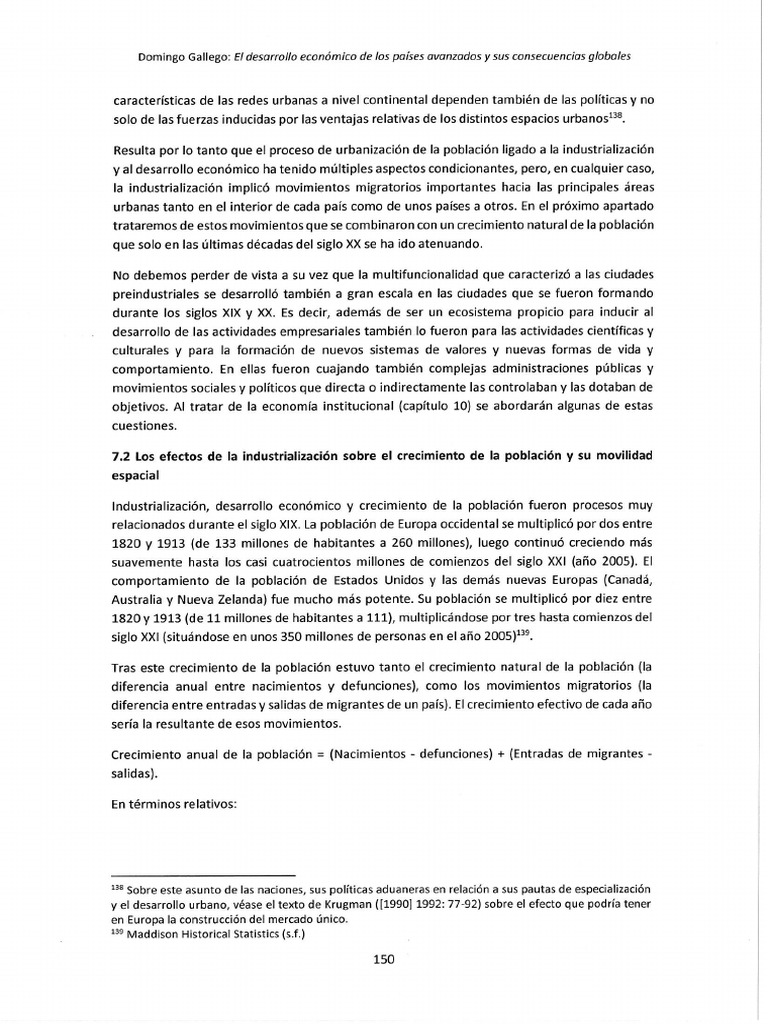 El largo desarrollo de los países economicos | PDF