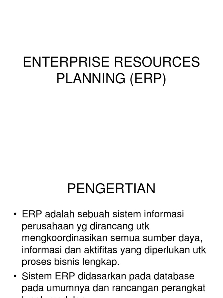 Tugas Erp | PDF