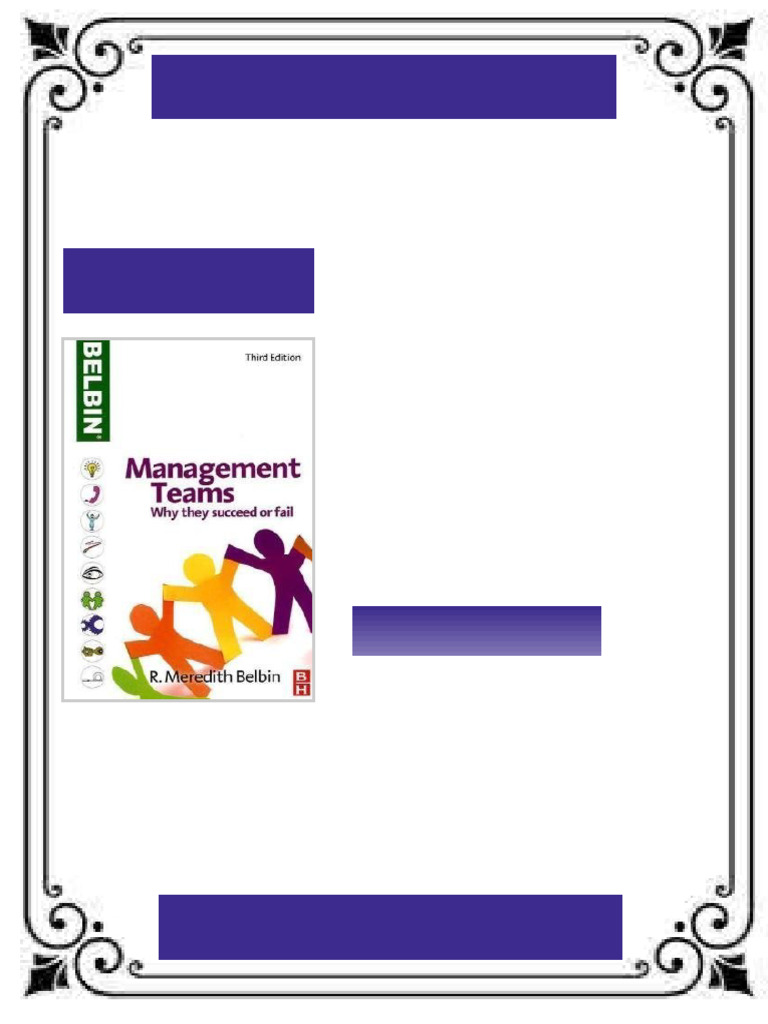 Management Teams Why they succeed or fail Third Edition R Meredith ...