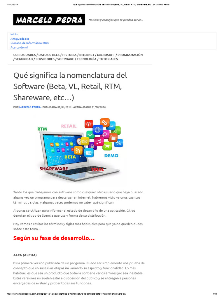Qué Significa La Nomenclatura Del Software (Beta, VL, Retail, RTM ...