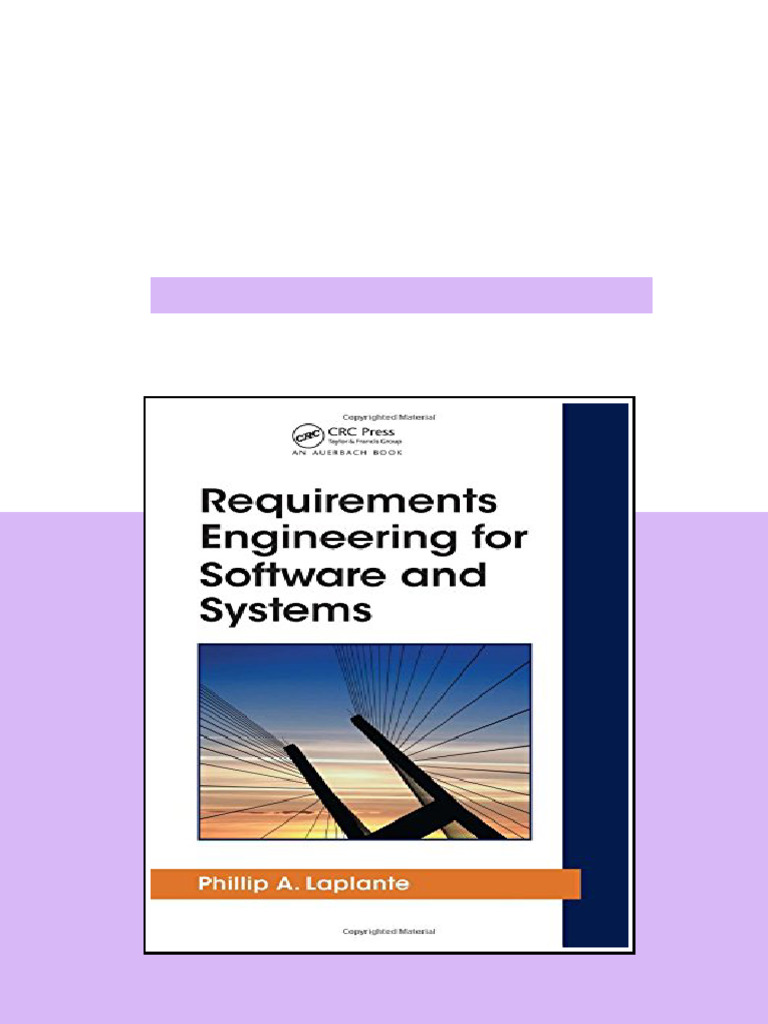 Requirements Engineering for Software and Systems 2nd Edition Phillip A. Laplante - ebook and ...